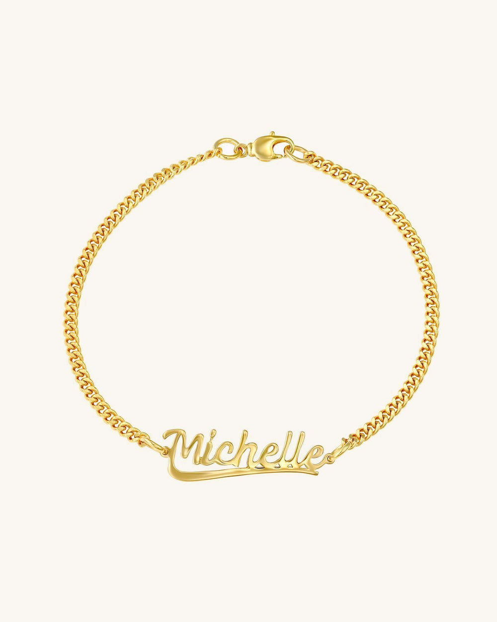 70 s Nameplate Anklet
